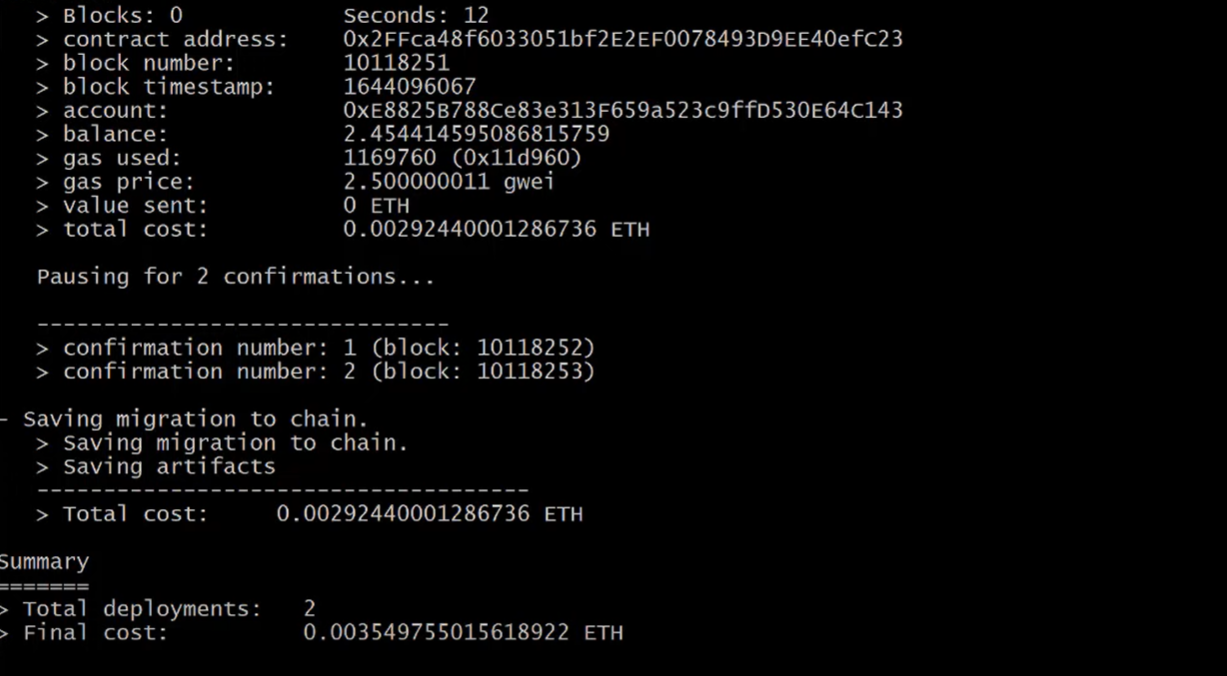 Truffle Migration Issue Cannot Read Properties Of Undefined Reading