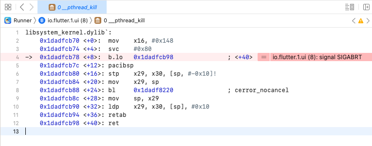 [ios][camera] Unreachable Code App Crash When Use Any False Variable Within If Plus The If
