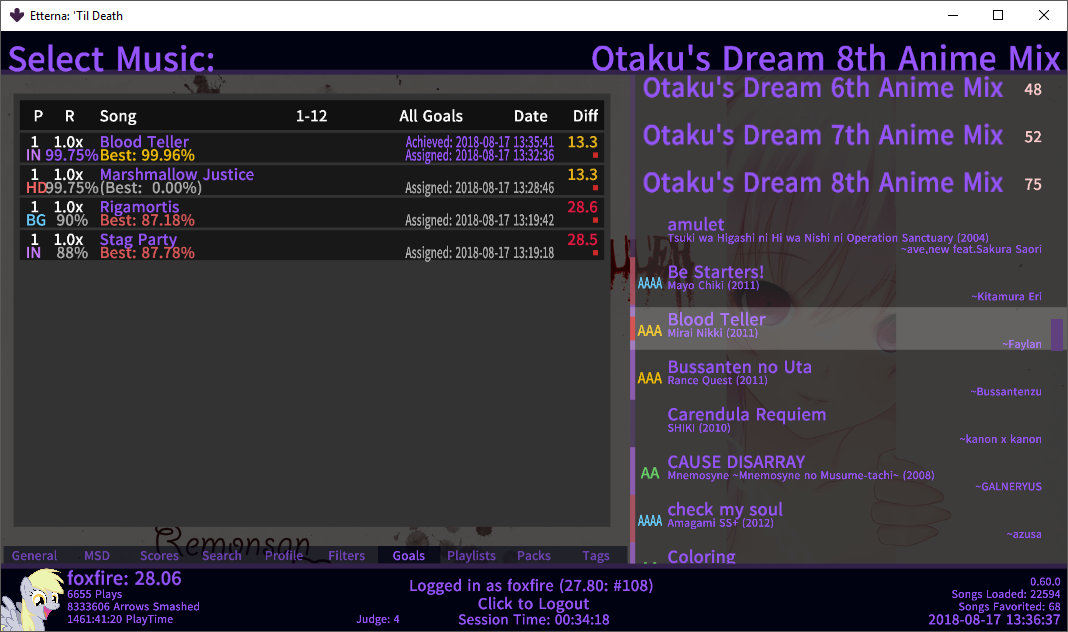 Goals created while logged out will never be added to EO · Issue #220 · etternagame/etterna · GitHub