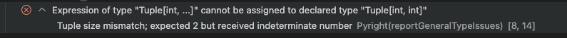 "Tuple size mismatch" error does not respect length verification · Issue #695 · microsoft ...