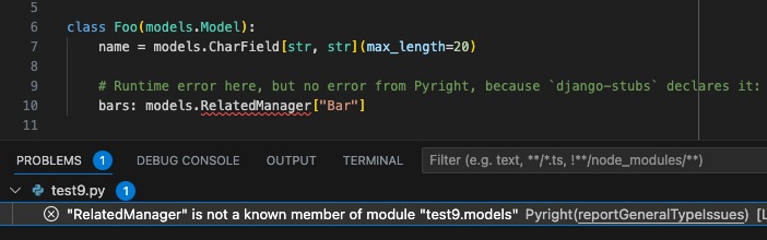 Warn about unquoted use of identifiers bound under TYPE_CHECKING ...