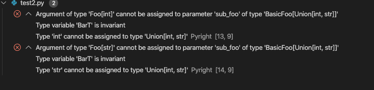 Generic class and Union TypeVar · Issue #577 · microsoft/pyright · GitHub