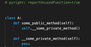 Wrong "Not Accessed" warning on class method starts with double ...