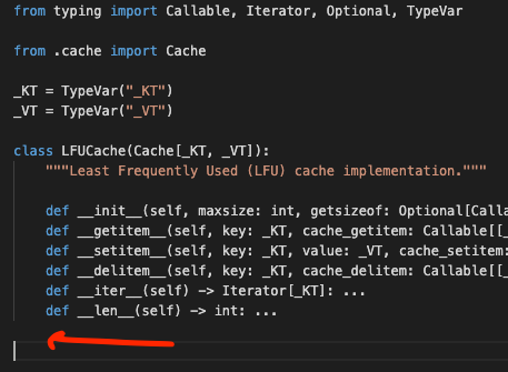 Auto-formatting of pyi files with black produces unexpected results ...