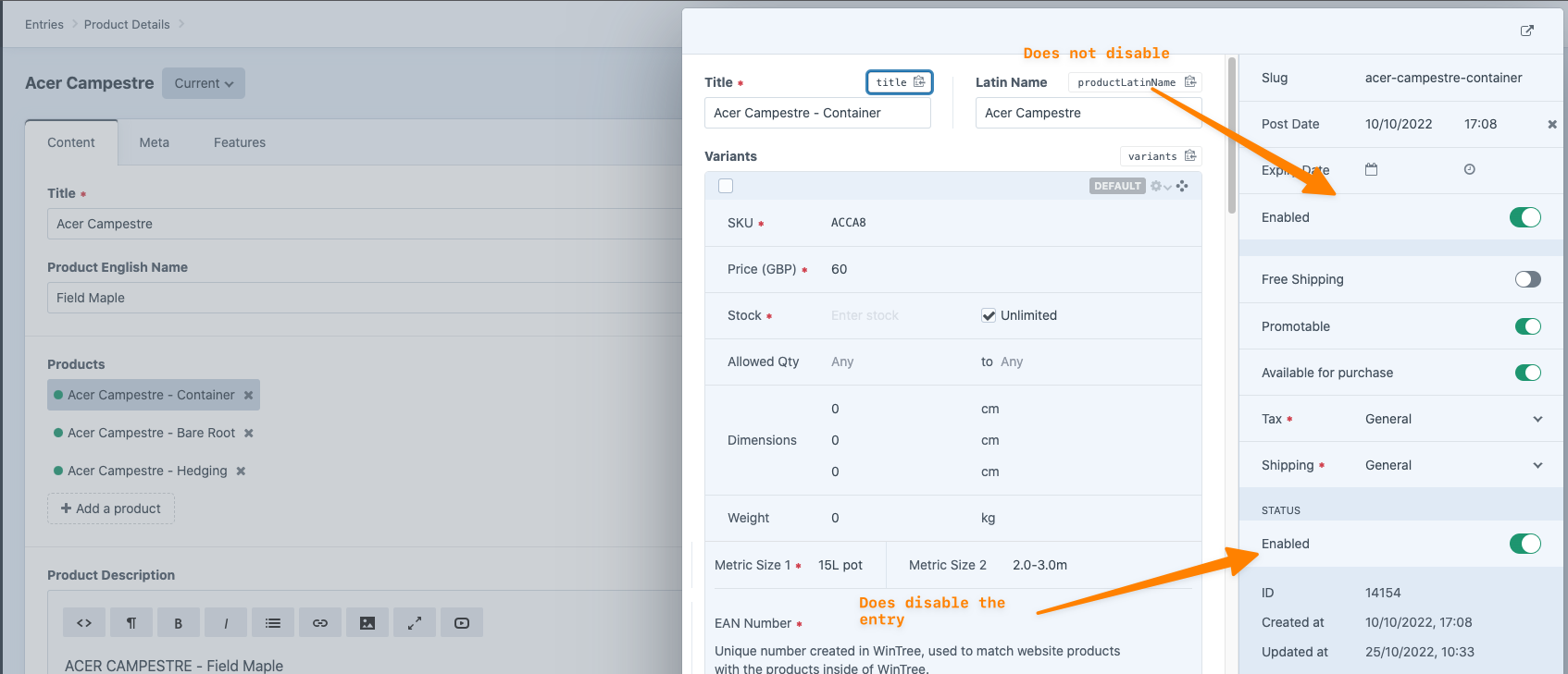 [4.x]: Slide out panel has 2 'Enabled' buttons and only one of them works. · Issue #3010 ...