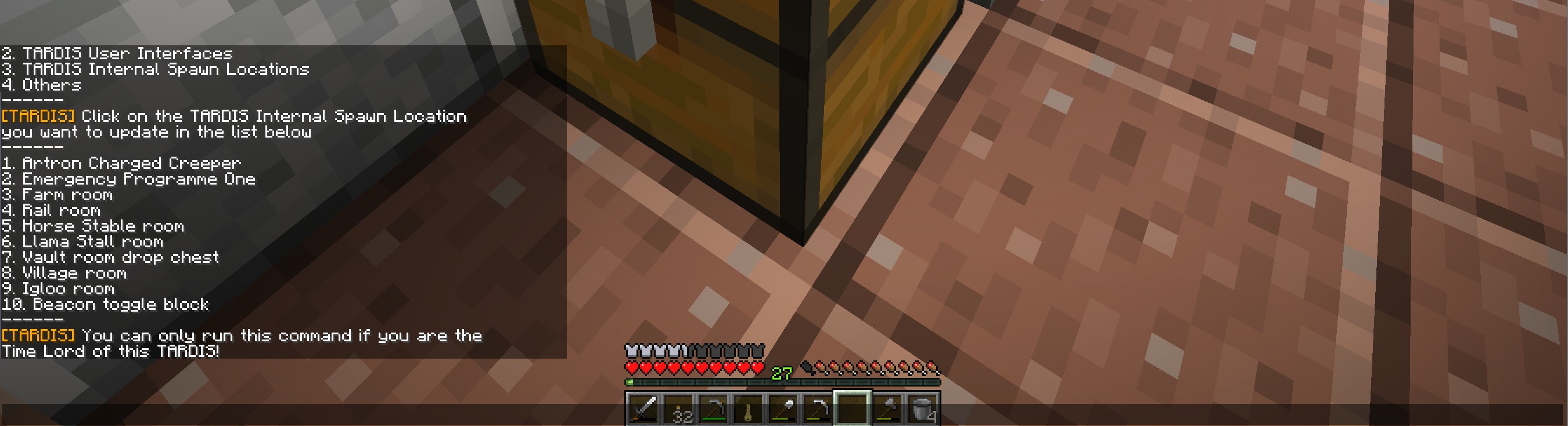 /tardis update vault says I'm not the Time Lord of this Tardis · Issue #356 · eccentricdevotion ...