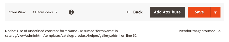 Unable To Edit Product Because Of An Error In Catalog Adminhtml Galleryphtml · Issue 25266 