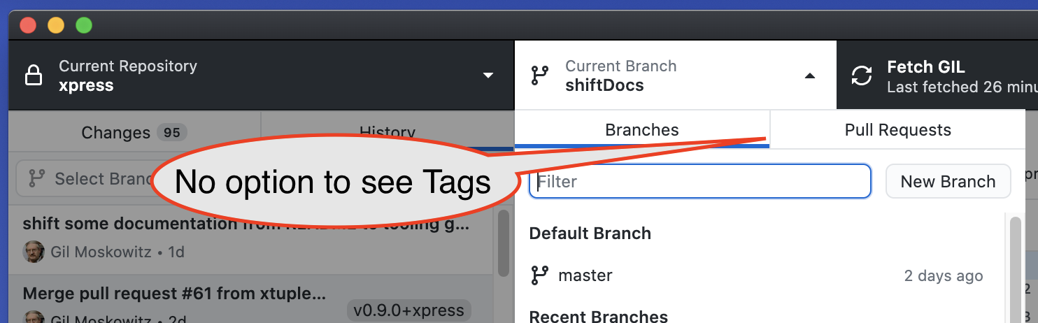 Add Ability To Check Out A Tag · Issue 10907 · Desktopdesktop · Github