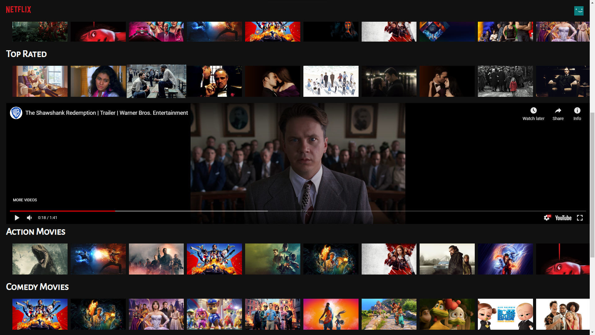 GitHub - OneS18/Netflix: This is Netflix-Clone what you can scroll ...