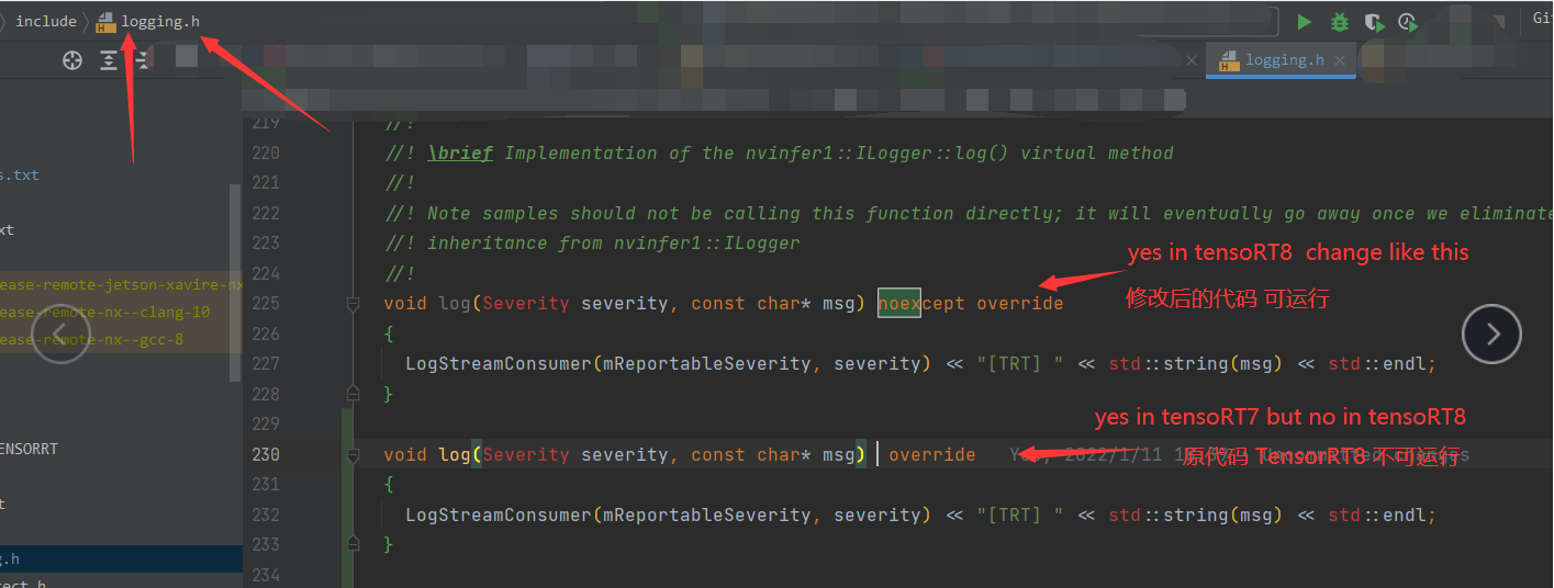 TensorRT8 in C++ ERROR · Issue #1060 · Megvii-BaseDetection/YOLOX · GitHub