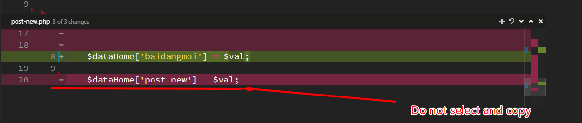 Allow select & copy block text removed in git · Issue #44390 ...
