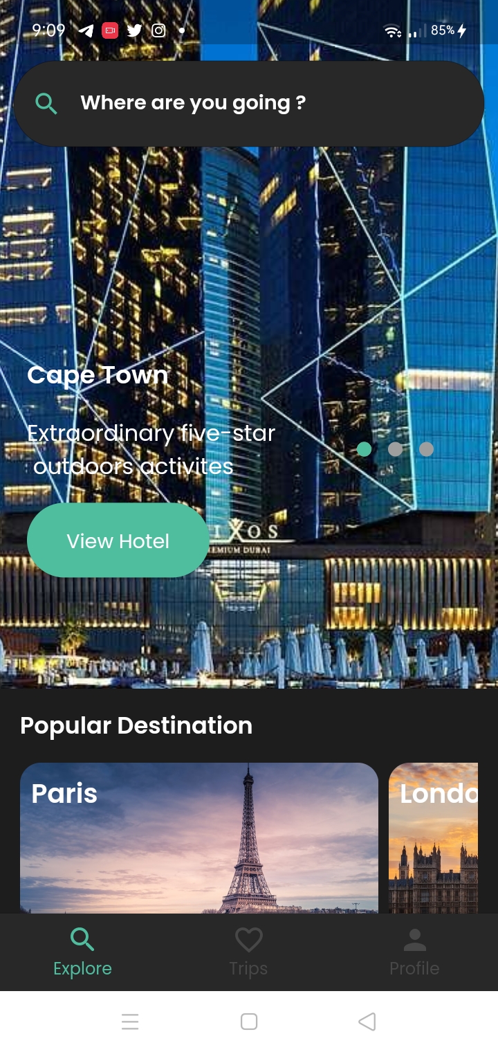 Github Moh Gomaaflutter Booking App Flutter App Which Displays The