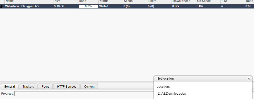 WebUI change location wrong with “&” · Issue #15976 · qbittorrent/qBittorrent · GitHub