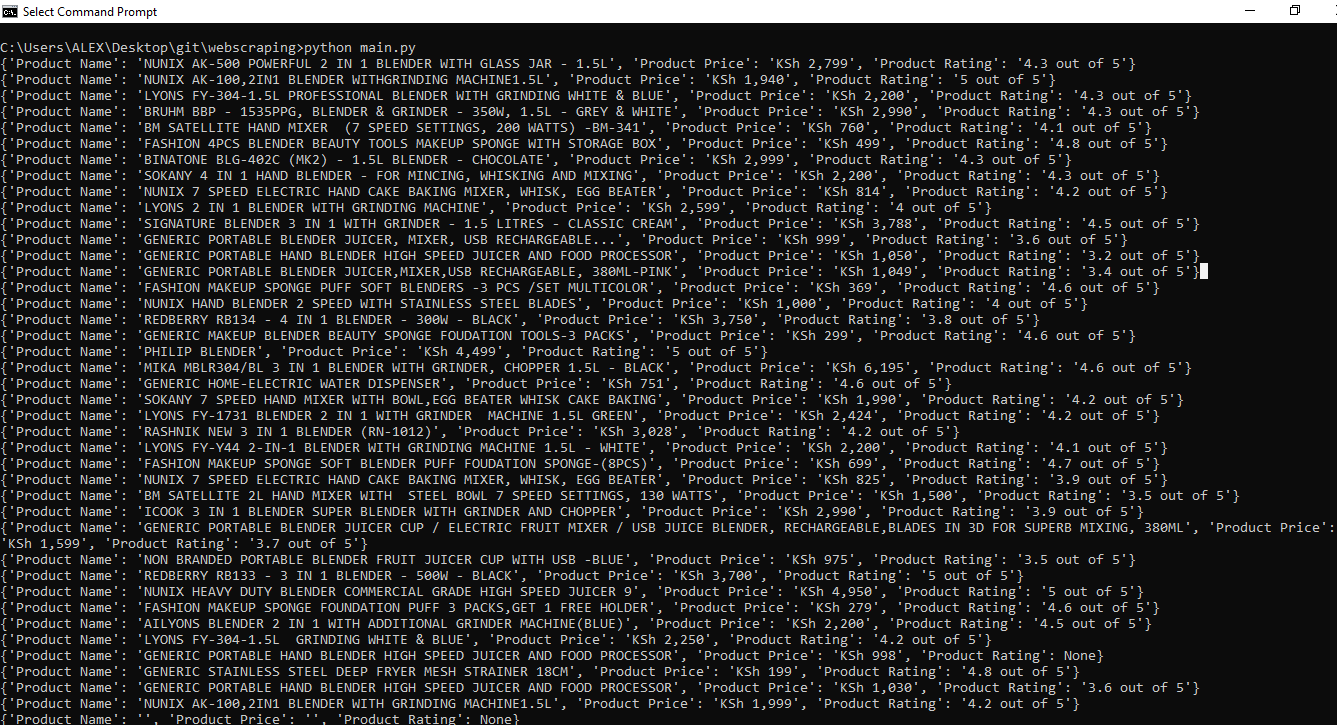 GitHub - kagozi/Python-Webscraper