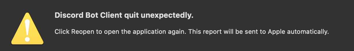 Not Working For Mac Why Is That · Issue 109 · Samuelscheit Discord