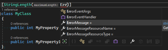 Add `=` for property completions inside initializers · Issue #65130 · dotnet/roslyn · GitHub
