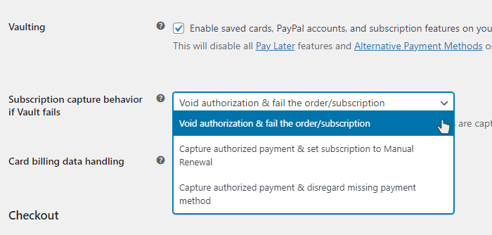Functionality to choose subscription failure behavior (688) · Issue #728 · woocommerce ...