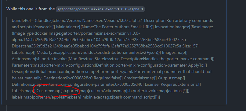 Explain command doesn't work for non-porter bundles · Issue #1892 · getporter/porter · GitHub