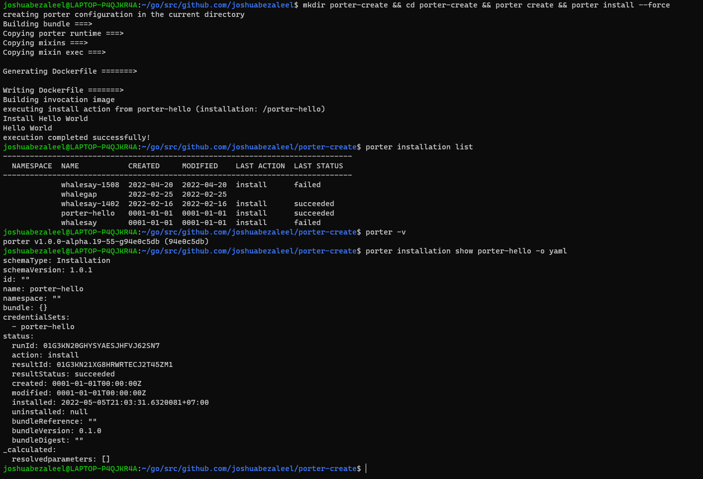 Data not found of creation and modification time of installation · Issue #2055 · getporter ...