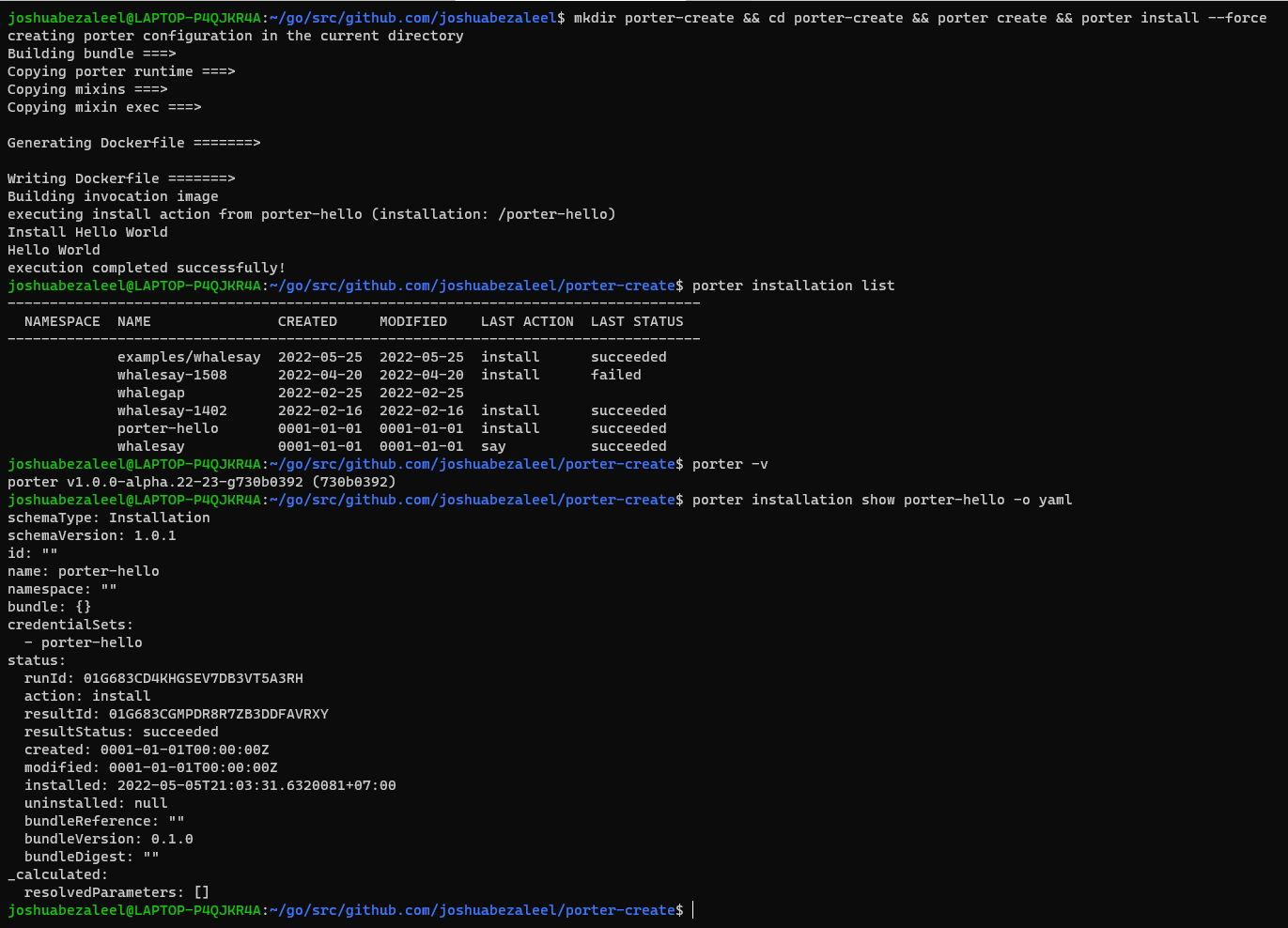 Data not found of creation and modification time of installation · Issue #2055 · getporter ...