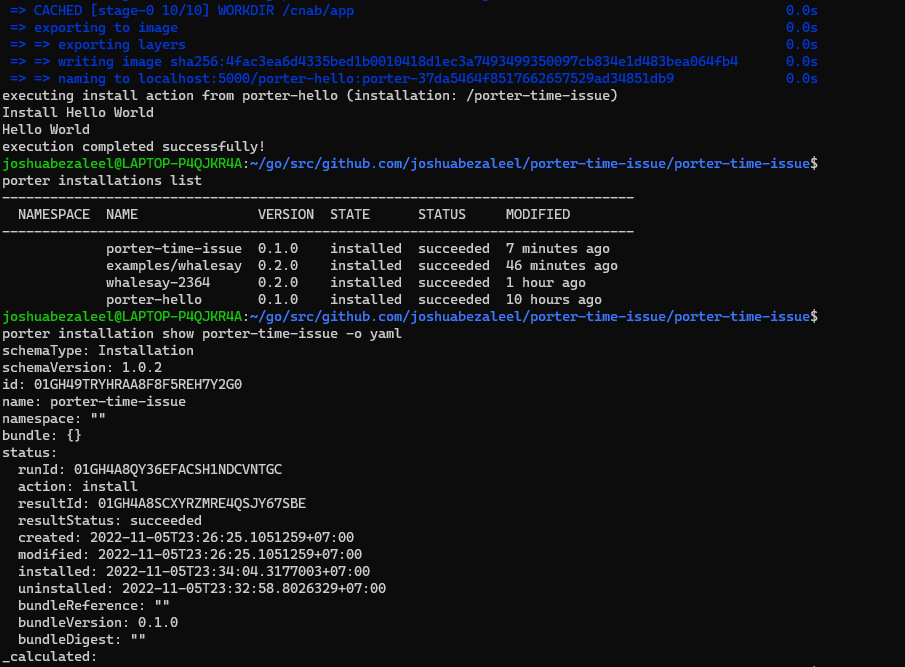 Data not found of creation and modification time of installation · Issue #2055 · getporter ...