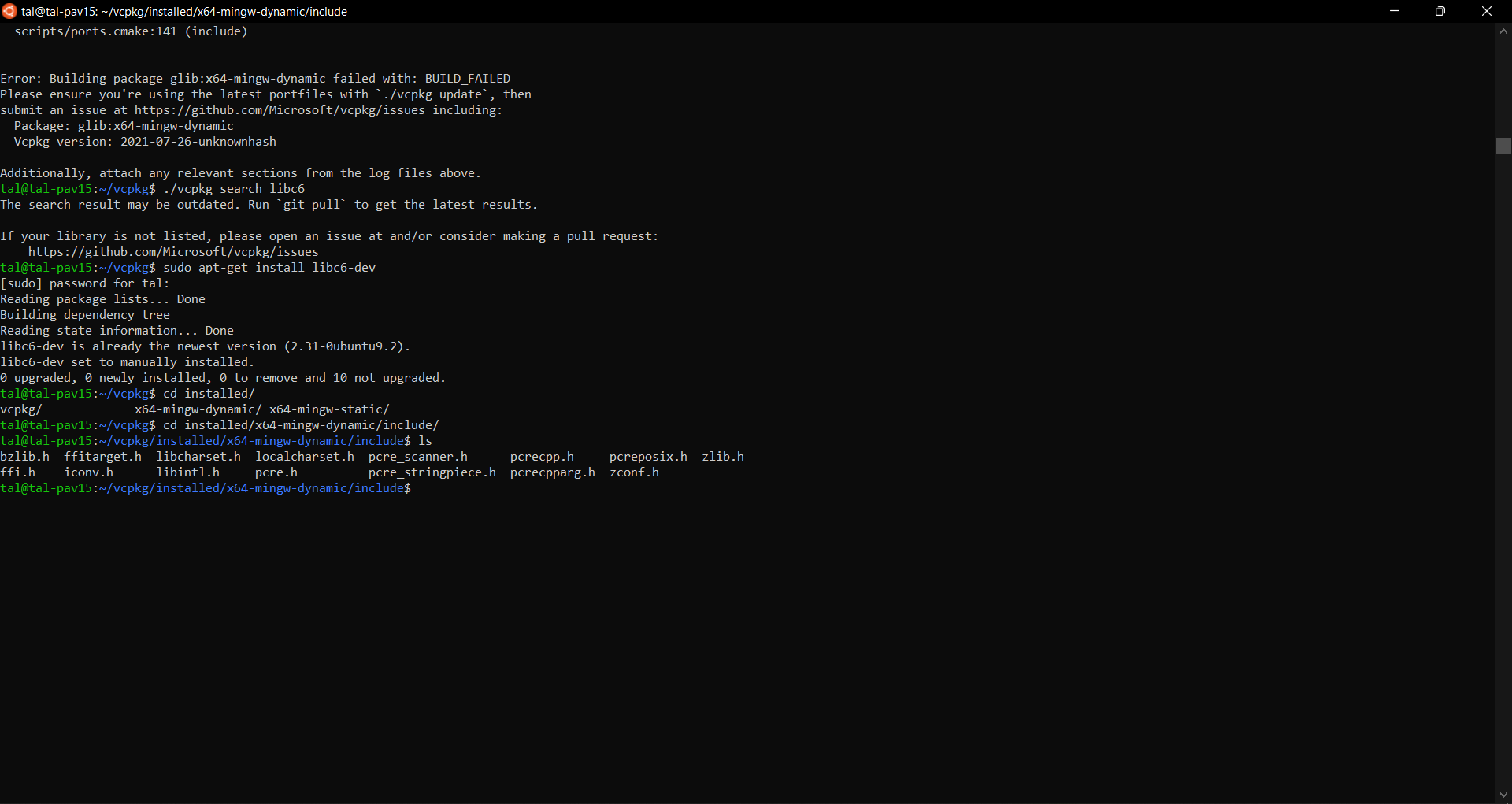[glib:x64-mingw-static] build failure · Issue #18996 · microsoft/vcpkg · GitHub