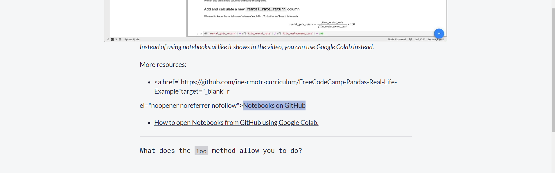 Typo in one of the challenges in the "Data Analysis in Python" curriculum · Issue #46718 ...