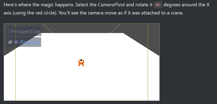 Update rotation value to get the desired Camera View · Issue #6122 · godotengine/godot-docs · GitHub