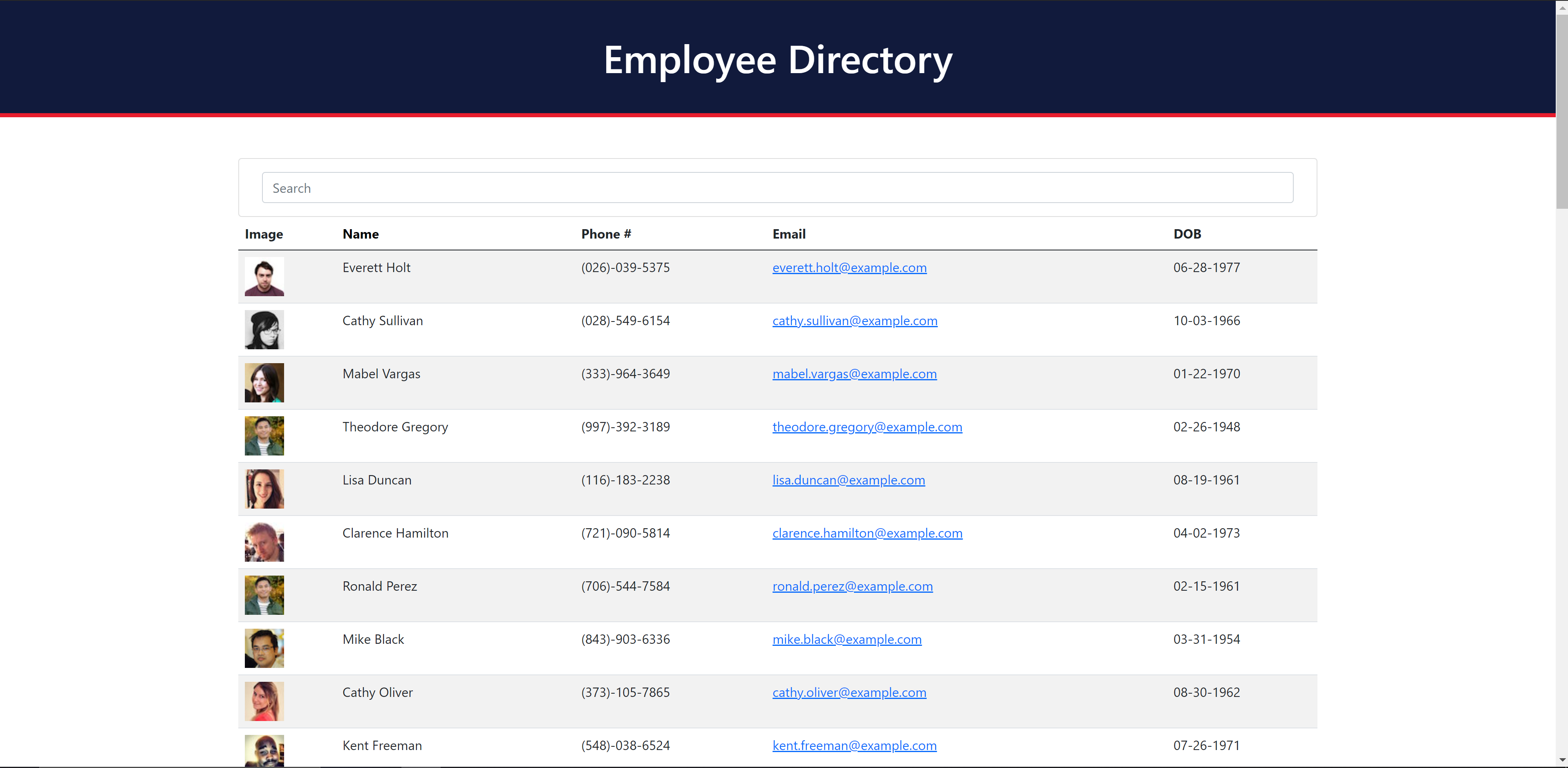 GitHub - aurorabrynn/employee-directory