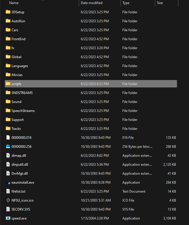 [NFSU] WideScreenFix only partially working · Issue #1346 · ThirteenAG/WidescreenFixesPack · GitHub