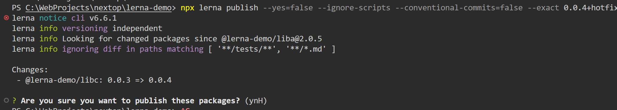dose NOT support exact version with build metadata · Issue #3661 · lerna/lerna · GitHub