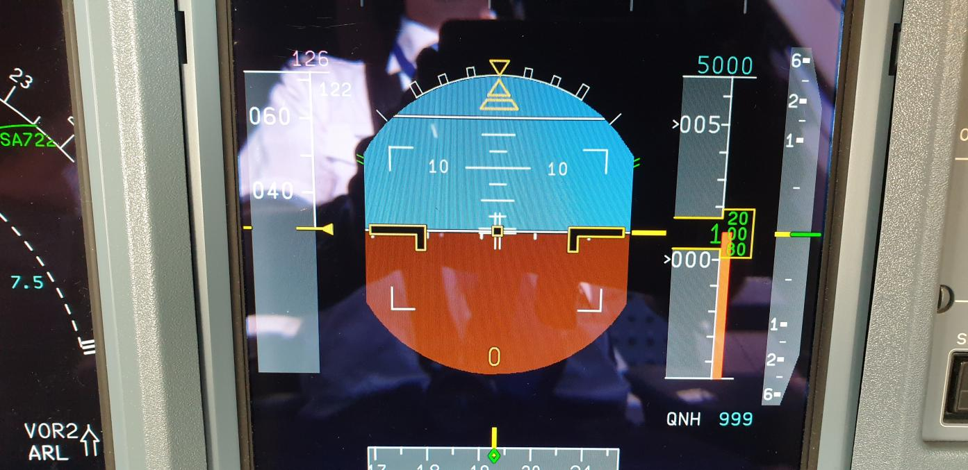 [BUG] Incorrect PFD attitude indicator when on the ground · Issue #1089 ...