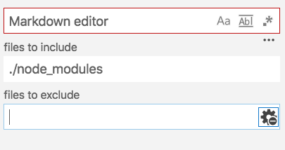 "Use exclude settings" gear is unintuitive · Issue #77721 · microsoft ...