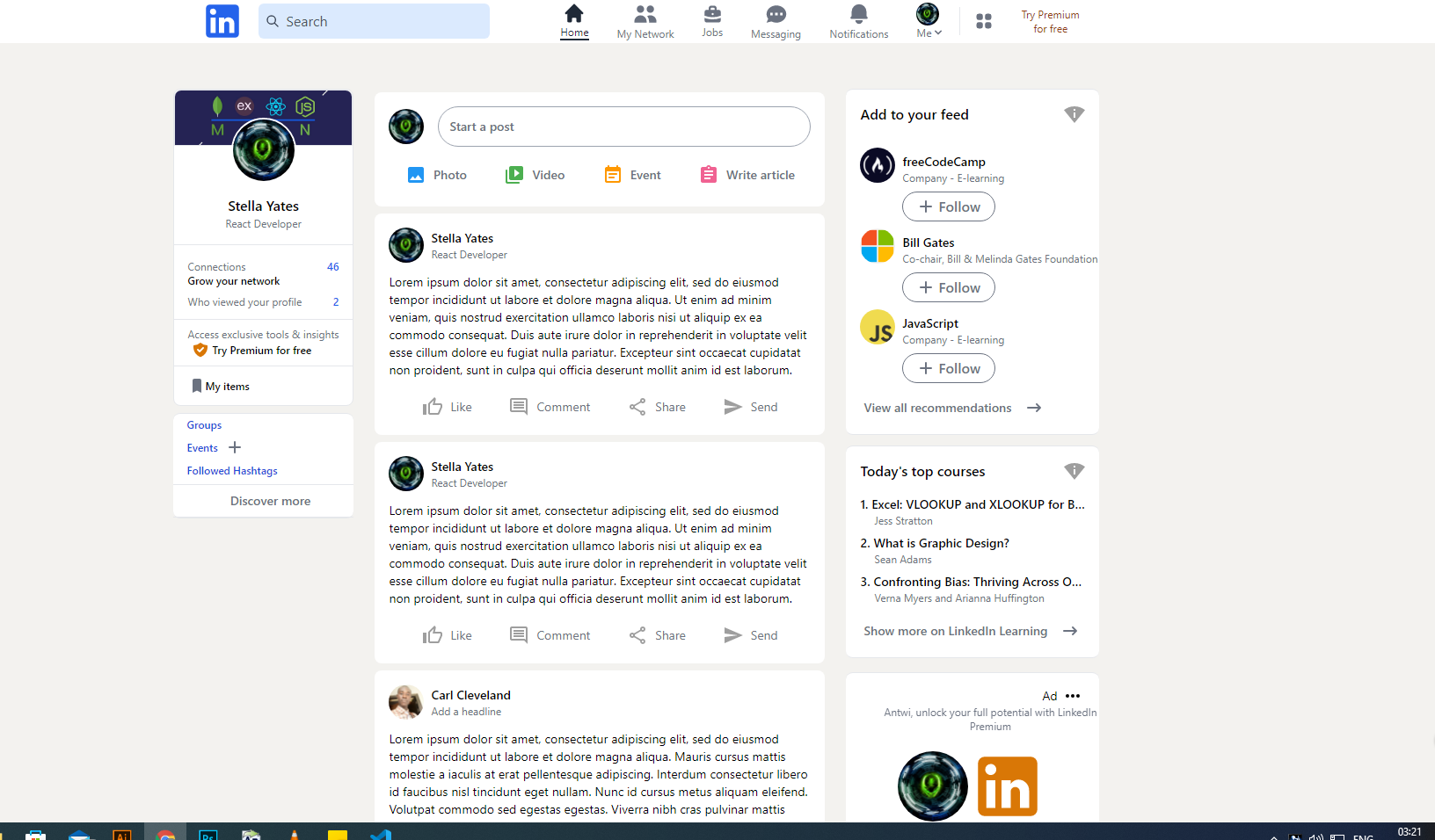 GitHub - refugedesigns/linkedIn-clone-2.0