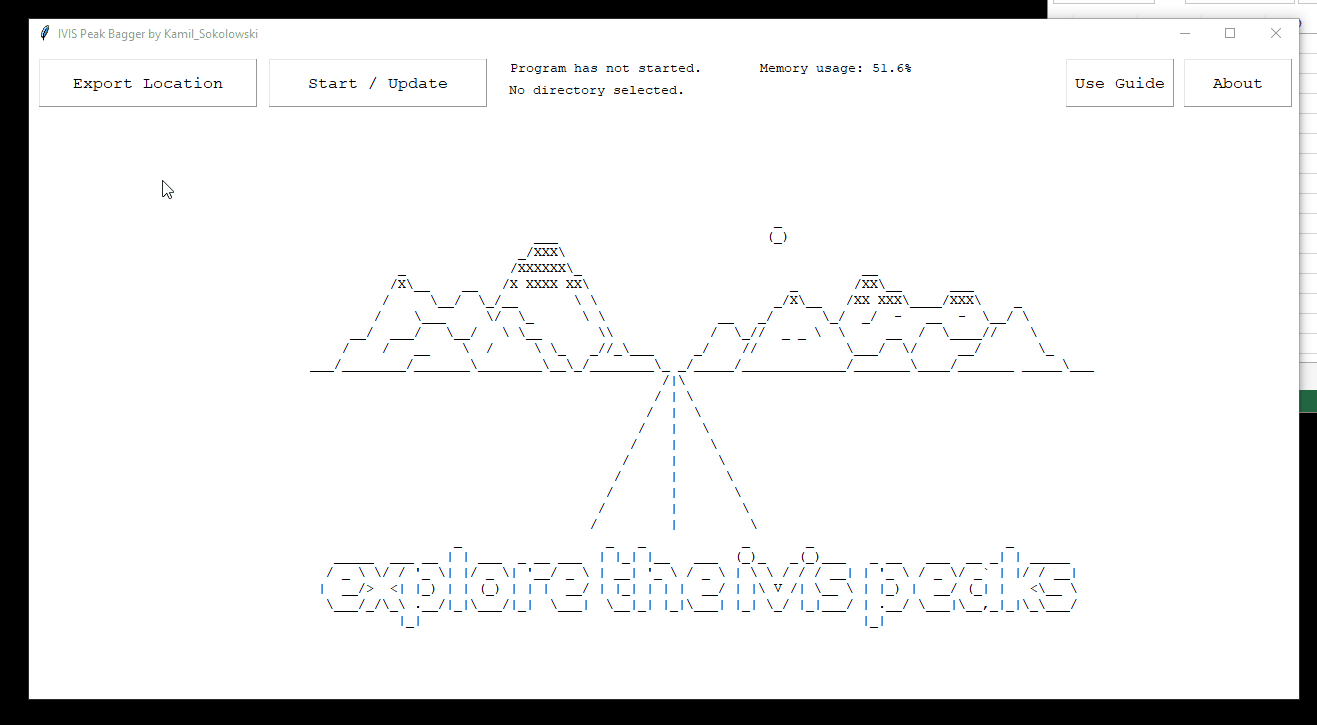 GitHub - thatKamil/Peak_Bagger: Visualises IVIS data whilst it's ...