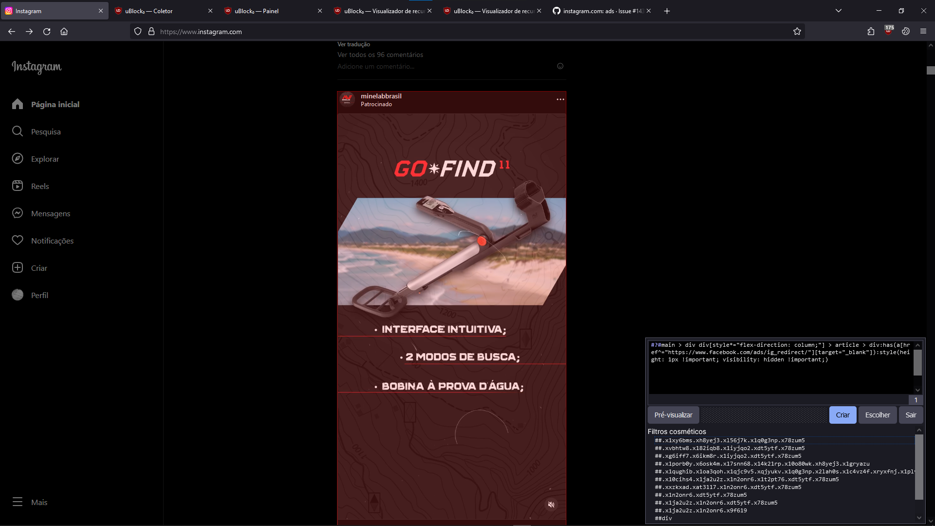instagram.com: ads · Issue #19731 · uBlockOrigin/uAssets · GitHub