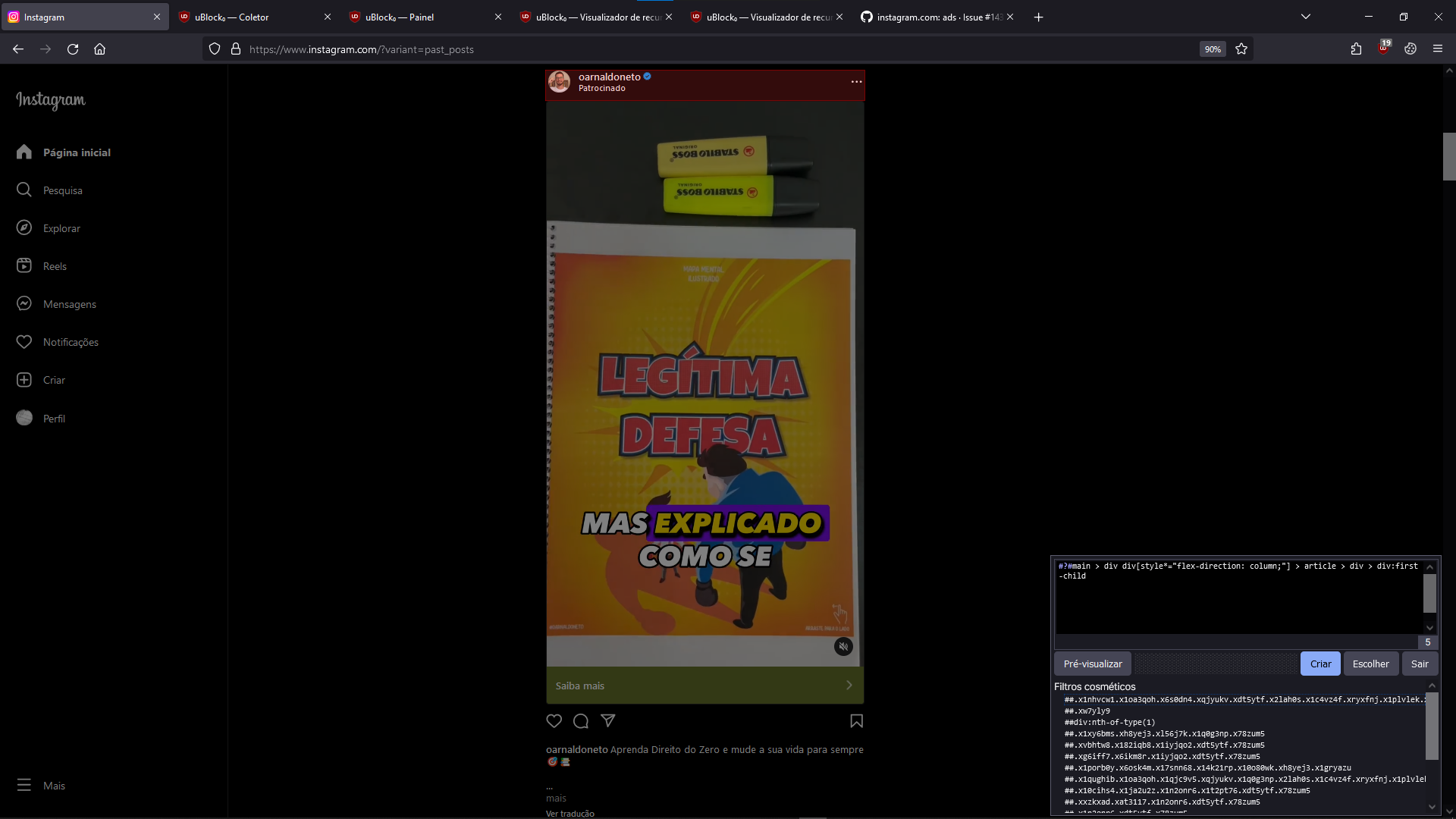 instagram.com: ads · Issue #19731 · uBlockOrigin/uAssets · GitHub