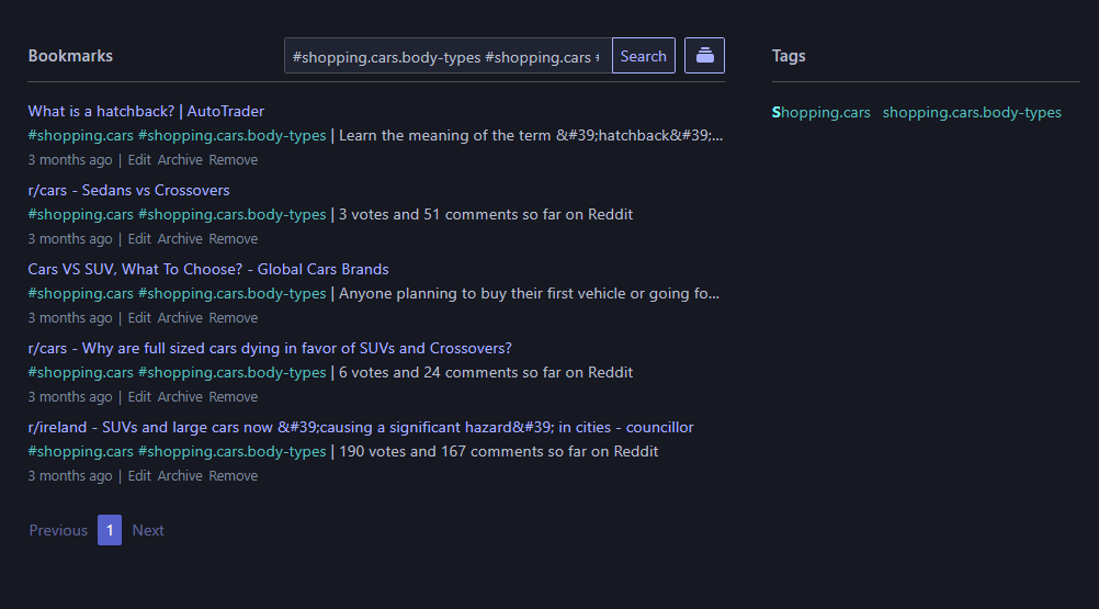 Tag clicking sometimes does not work · Issue #238 · sissbruecker/linkding · GitHub