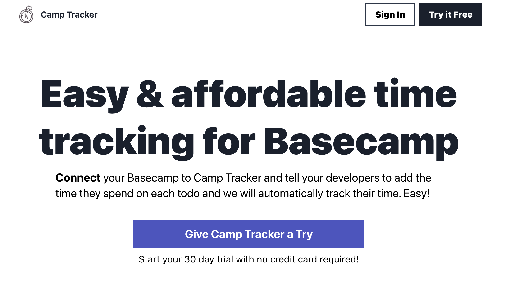 GitHub - mehrancodes/camptracker: Easy & affordable time tracking for ...