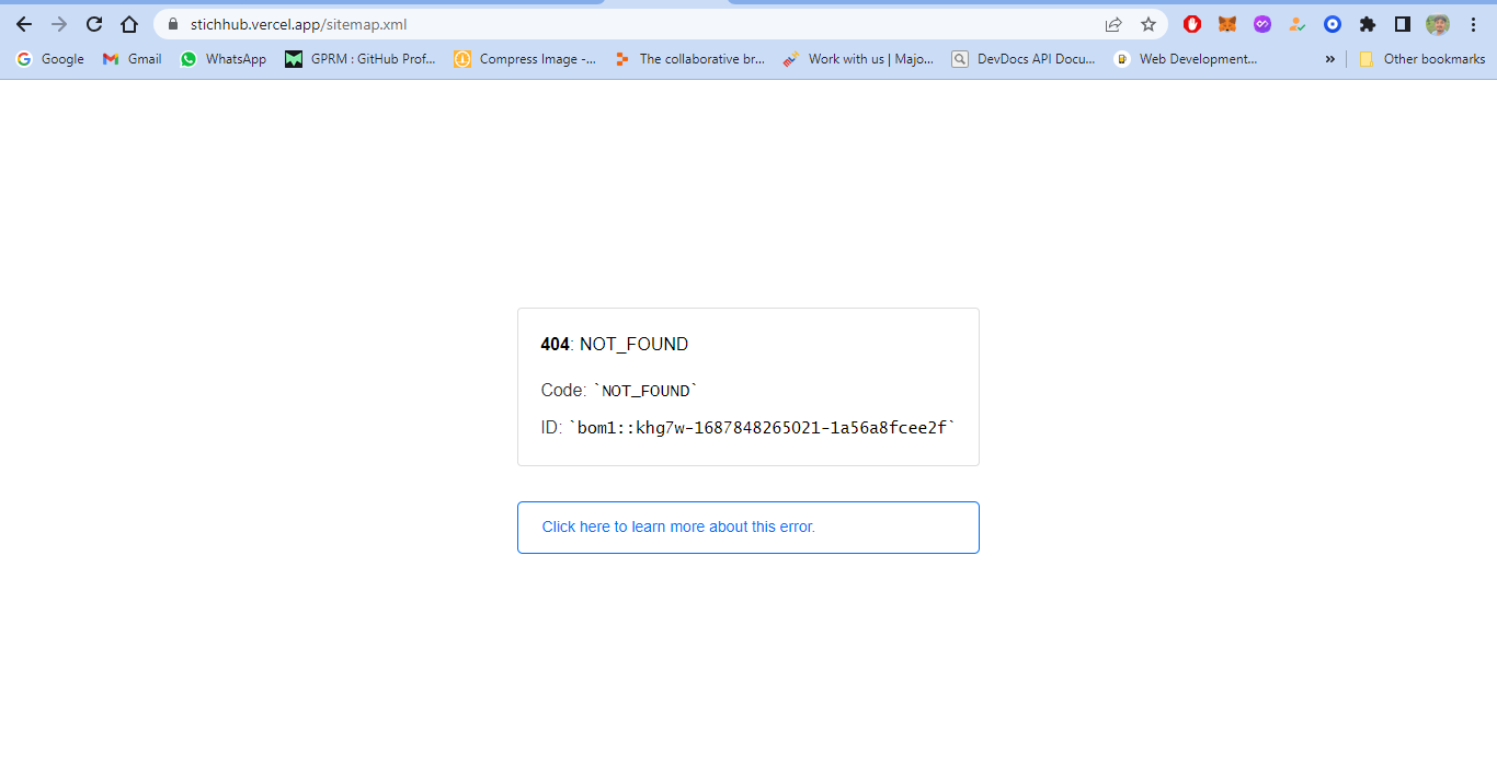 Feat: sitemap addition for website · Issue #415 · UBA-GCOEN/StichHub · GitHub