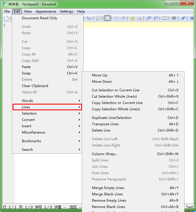 Can you optimize the secondary menus of [Lines] and [Selection]? · Issue #4196 · rizonesoft ...