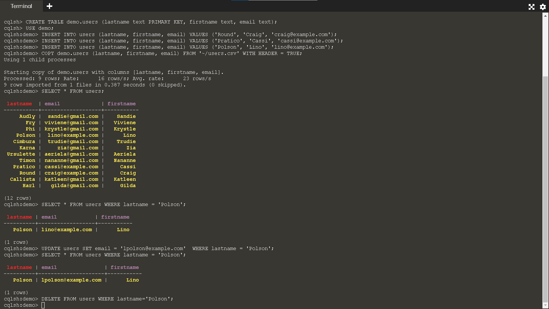 [hw] · Issue 279 · Datastaxdevs Workshop Introduction To Nosql · Github