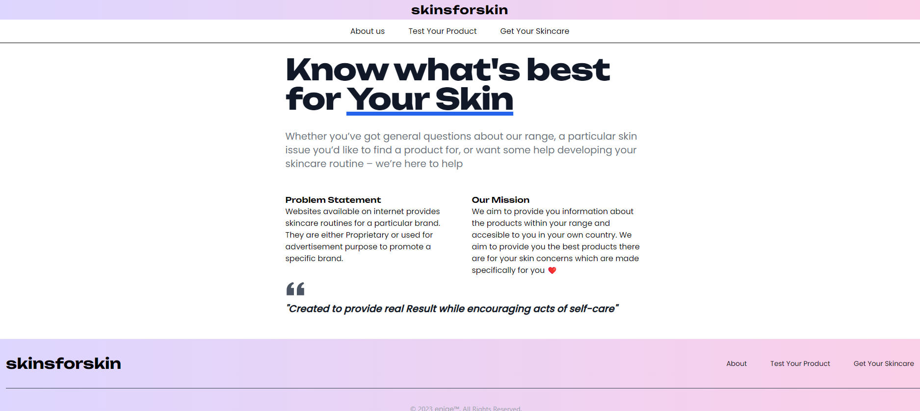 GitHub - enjae/skinsforskin: skinsforskin is a React-based web app that transforms skincare with ...