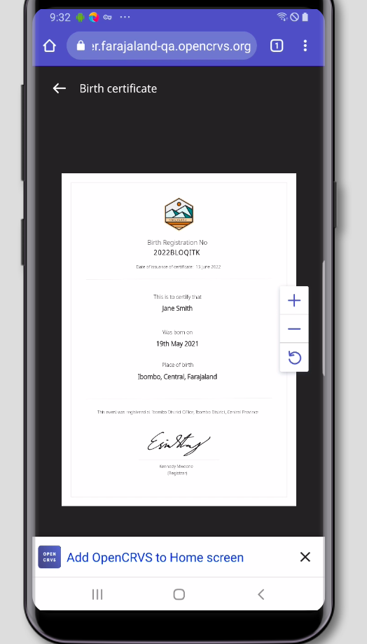 Certificate Config not showing properly in mobile view · Issue #2939 · opencrvs/opencrvs-core ...