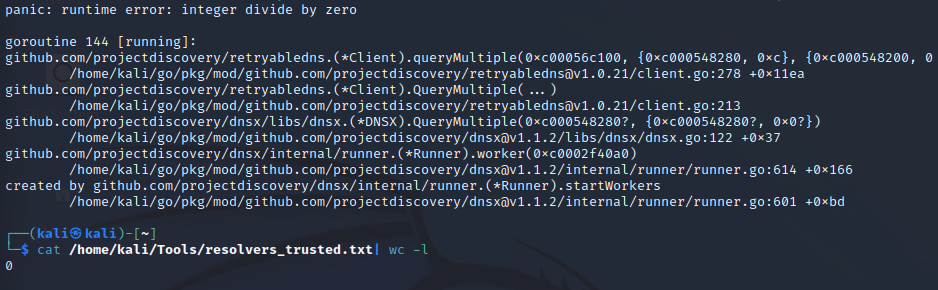 Subdomain Enumertion Is not happening and some tools throws errors as Module Not Found · Issue ...