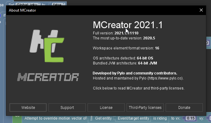 Motion Vector will only fire once in a repeat. · Issue #993 · MCreator/MCreator · GitHub