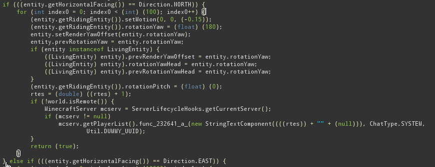Motion Vector will only fire once in a repeat. · Issue #993 · MCreator/MCreator · GitHub