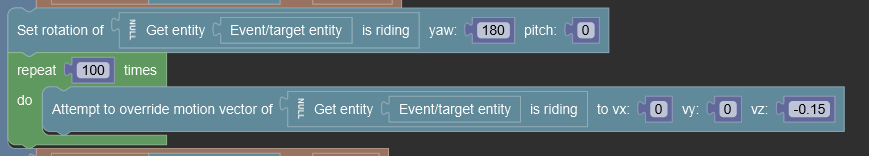Motion Vector will only fire once in a repeat. · Issue #993 · MCreator/MCreator · GitHub