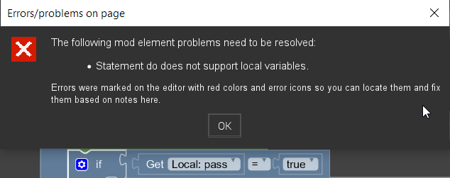 Statement Do does not support local variables · Issue #2872 · MCreator/MCreator · GitHub