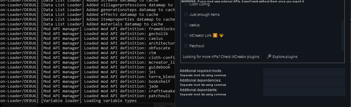 Plugin list · Issue #4285 · MCreator/MCreator · GitHub